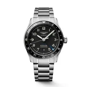 LONGINES Spirit Zulu Time 42mm Watch - Stainless Steel
