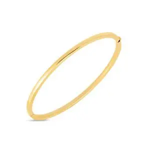Roberto Coin Designer Gold Oval Bangle 18k - Yg