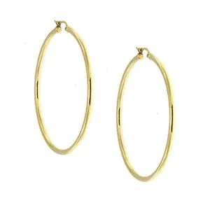 BENBRIDGE 50mm Hoop Earrings In 14K Yellow Gold