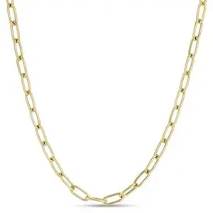 Toscano 14k Yellow Gold 18-inch Oval Link Necklace - Yg