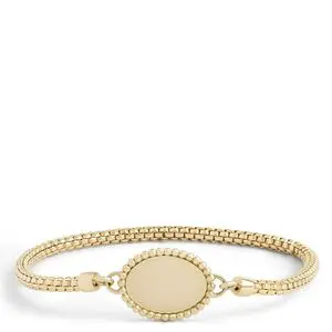 TOSCANO Stretchy Bracelet With Disk - Yg