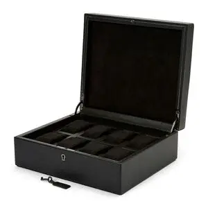 Wolf British Racing 8-piece Watch Box - Leather