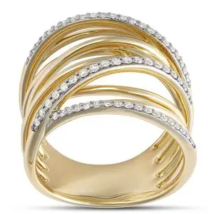 Benbridge Multi-band Diamond Ring - Yg