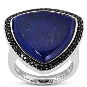 Benbridge Lapis Lazuli And Sapphire Ring - Black