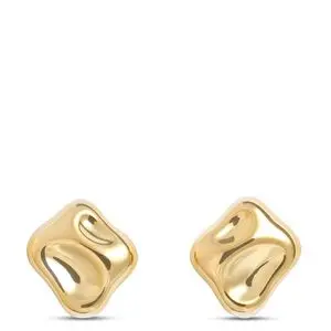 TOSCANO Freeform 14k Yellow Gold Stud Earrings - Yg