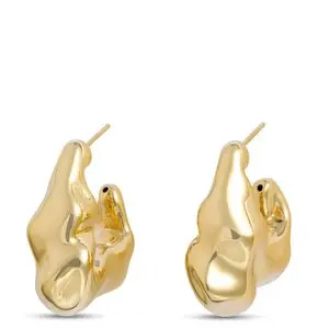 TOSCANO Freeform Hoop Earrings - Yg