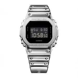 G-Shock G-steel Fine Metallic 5600 Series Gray Dial Watch - Stainless Steel