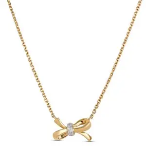 Benbridge Baby Bow Diamond Pendant Necklace - H-j