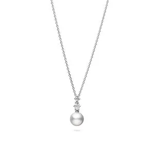 Mikimoto Morning Dew Akoya Cultured Pearl Drop Pendant - Wg