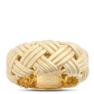 TOSCANO Basket Weave Ring 14k Yellow Gold - Yg