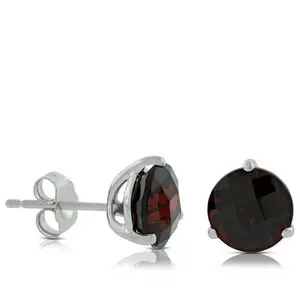Benbridge Garnet Stud Earrings - Red