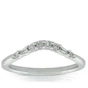 Benbridge Diamond Contour Band - Wg