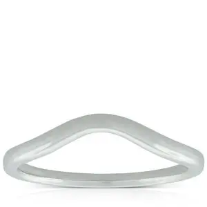 Benbridge 14k White Gold Contour Band - Wg