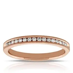 Benbridge Diamond Band In 14k Rose Gold - Rg