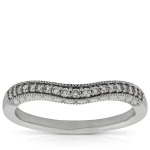 Benbridge Diamond Contour Band - Wg