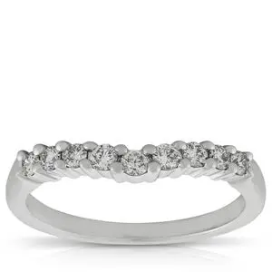 Benbridge Diamond Contour Band - Wg