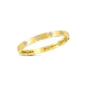 Roberto Coin 18k Gold Diamond Bangle - Yg