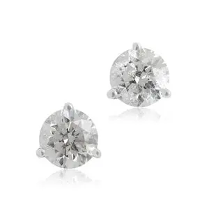 Benbridge Classic Round Diamond Studs, 1.5 Carat Total Weight, In 14k White Gold - H-j