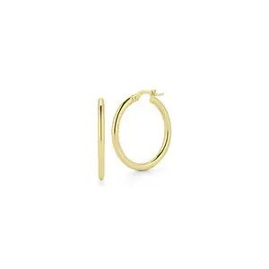 Roberto Coin 18k Yellow Gold The Perfect Hoop Small Earrings - Yg