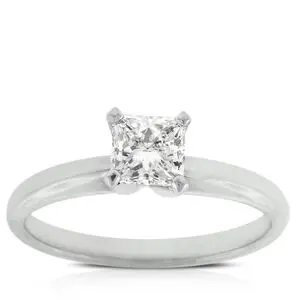 IKUMA Canadian Diamond Princess Cut Ring - Wht
