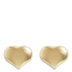 Roberto Coin Tiny Treasures Heart Earrings - Yg