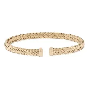 TOSCANO 14k Woven Cuff Bracelet - Yg