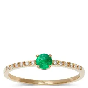 Benbridge Emerald And Diamond Ring - Green