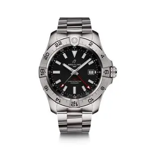 Breitling Avenger Automatic Gmt Steel Bracelet Watch - Not Applicable