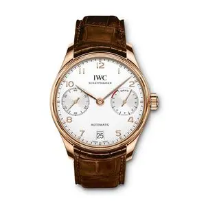 IWC SCHAFFHAUSEN Portugieser Automatic Silver Dial Watch - Rg