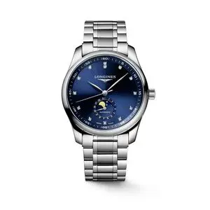 LONGINES Master Collection Moonphase 40mm Watch - Stainless Steel