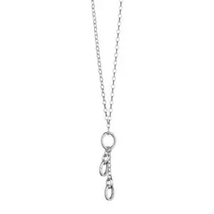 Monica Rich Kosann 22 Short Charm Chain Necklace With Charm And Enhancer Stations - Ss