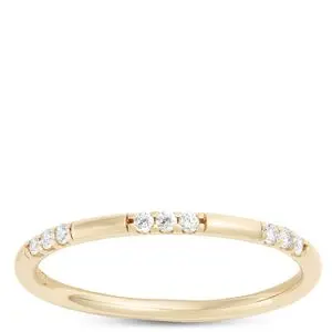 Benbridge Stackable Round Diamond Ring In 14k Yellow Gold - Yg