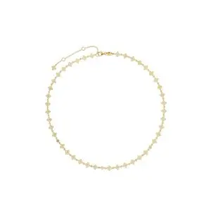 Roberto Coin 18k Yellow Gold Diamond Flower Link Necklace - Yg