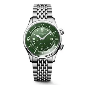 LONGINES Legend Diver 39mm Watch - Stainless Steel