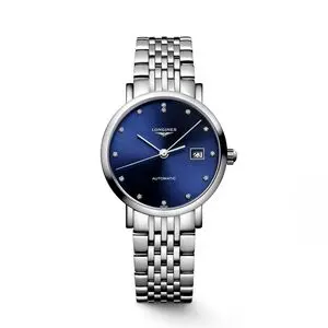LONGINES Elegant Collection Sunray Blue Dial Watch, 29mm - Stainless Steel