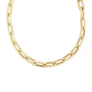 Roberto Coin 18k Yellow Gold Paperclip Link Necklace - Yg
