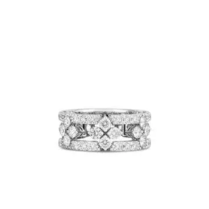 Roberto Coin 18k White Gold Love In Verona Diamond Ring - Wg