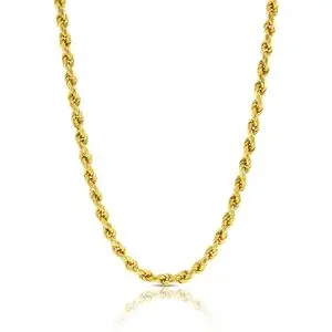 TOSCANO Handmade 14k Rope Chain Necklace - Yg