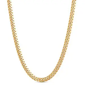 TOSCANO 14k Yellow Gold 24-inch Cuban Link Chain Necklace - Yg