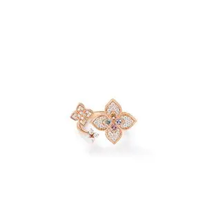 Roberto Coin 18k Rose Gold Venetian Princess Diamond Ring - Rg