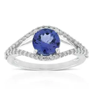 Benbridge Tanzanite And Diamond Ring - Blue