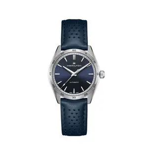 Hamilton Jazzmaster Performer Auto Blue Dial Watch - Stainless Steel