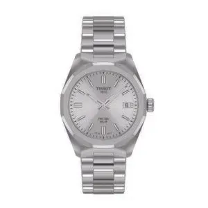TISSOT Prc 100 Solar Silver Dial Watch, 34mm - Stainless Steel