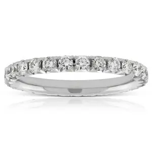 Benbridge Diamond Eternity Band - White Gold