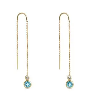 Benbridge Threader Earrings, 14k Yellow Gold - Yg