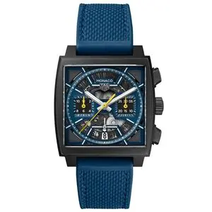 Tag Heuer Monaco Chronograph 39mm Watch - Titanium