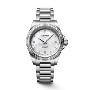 LONGINES Conquest Watch With Mother-of-pearl Dial - Stainless Steel