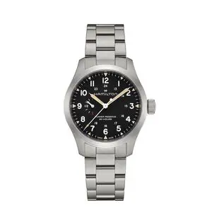 Hamilton Khaki Field Mechanical Power Reserve Watch, 40mm - Stainless Steel