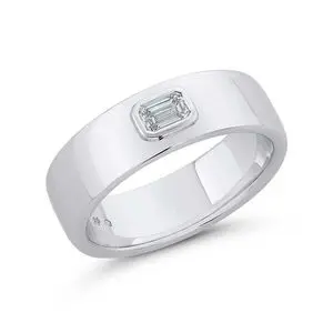 BELLA PONTE Gents Diamond Band In Platinum - Plt
