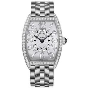 Franck Muller Cintrée Classic Silver Dial Watch, 25mm X 35mm - Stainless Steel
